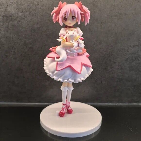Unbranded | Accents | Cute Girl With Cat Anime Statue Pvc Characters ...